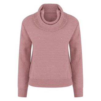 Generic Pull à col bénitier à manches longues pour femme - Élégant et décontracté - Col bénitier - Coupe ample - Couleur unie - Tunique extensible confortable