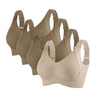 Generic Soutien-gorge sans fil, confortable et doux pour femme - Maintien complet, invisible au quotidien - Jambes rembourr&eacute;es - V&ecirc;tements mignons et chauds, 