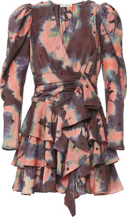 Ulla Johnson Robe Semira Soie Tie and Dye Ulla Johnson