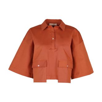 March23 Femme, Blouses et Chemises, Orange, Taille: 36 FR Nox Blouse