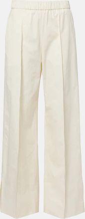 Jil Sander Weite Hose aus Baumwolle