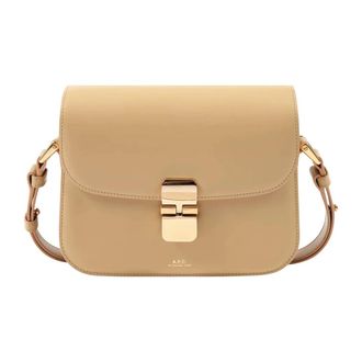 A.P.C. A.p.c., Femme, Sacs, Beige, Taille: ONE Size Virginie Box Bag