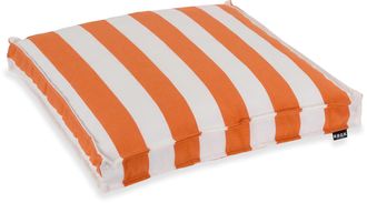H.O.C.K. Classic Streifen Outdoor Sitzkissen Gr&ouml;&szlig;en (50x50x5cm, Orange)
