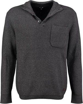 Key Largo Key Largo Klfulham Troyer Pull-Over, Gris foncé (1102), XXL Homme