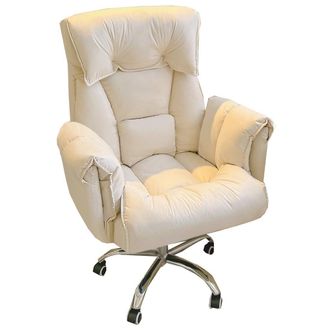 Generic B&uuml;rostuhl hoher R&uuml;ckenlehne,ergonomischer Computerstuhl,Schreibtischstuhl Lendenwirbelst&uuml;tze,Verstellbarer,drehbarer rollbarer Chefsessel Armlehnen(Fa