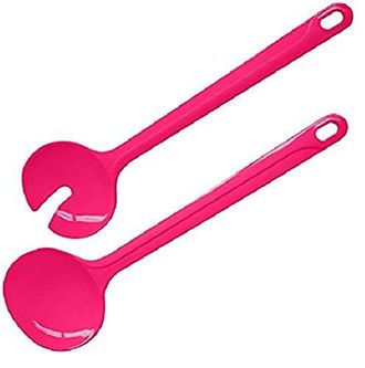 Fackelmann 27076 Tropical Couverts &agrave; Salade SAN Corail 29,5 cm