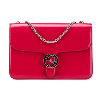 Gucci Sac bandouli&egrave;re classique Pre-owned avec cha&icirc;ne - Femme - Pre-owned - Rouge - Taille: ONE Size