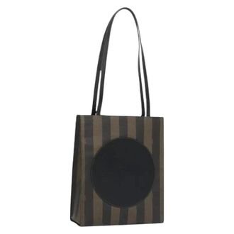 Fendi Pre-owned Pequin Canvas Tote Bag - - Pre-owned - Damen - Mehrfarbig - ONE SIZE