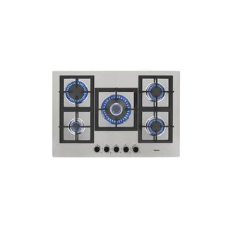 Teka | 75 cm Gasplatte mit Butangas-Frontgriffen | EFX 70.1 5G AI AL DR CI | Edelstahl | 9,1 x 75 x 51 cm