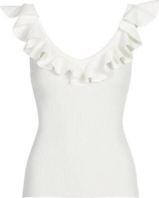 Zimmermann D&eacute;bardeur col V &agrave; volants