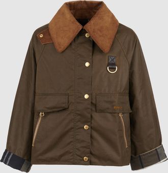 Barbour Veste Catton Wax Beech Birchwood Tartan