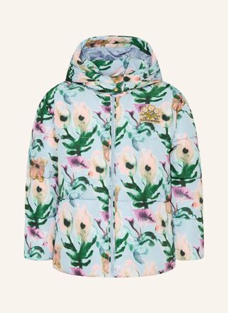 Scotch & Soda Steppjacke Mit Abnehmbarer Kapuze blau