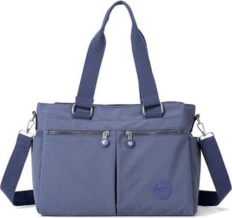 Generic Sacs fourre-tout imperm&eacute;ables en nylon pour femme avec sangle r&eacute;glable, grande capacit&eacute;, sacs &agrave; bandouli&egrave;re pour luniversit&eacute;, l&eacute;cole, le travail, les 