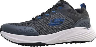 Skechers 232783 Sportboden GS Chaussures basses &agrave; lacets Gris Taille 48.5, Bkbl Black Blue, 48.5 EU
