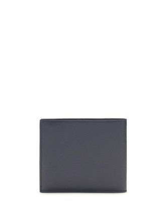 Ferragamo Mens Leather Wallet New Navy Calf Bos Taurus