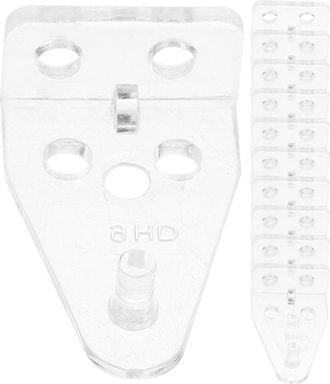 Healifty 20 Stück Jalousie Positionierhaken Für Venetianische Jalousien Kunststoff Befestigungshaken Zur Verbindung Von Blind- Und Zauberstab Leicht Und Kompak