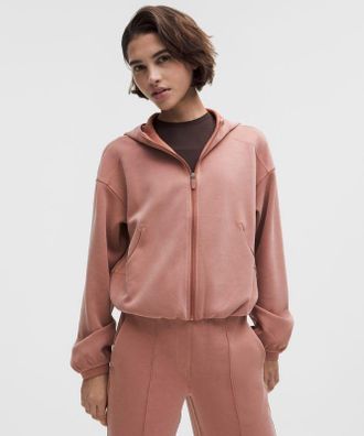 lululemon Sweat &agrave; capuche zipp&eacute; pour Femmes - Rouge - Taille 10