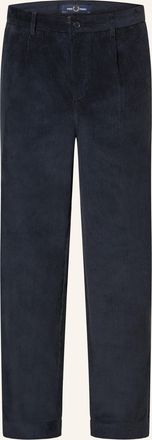 Fred Perry Cordhose Tapered Fit blau