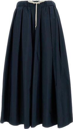 Max Mara Femme, Jupes, Bleu, Taille: 40 FR Pineta Midi Skirt