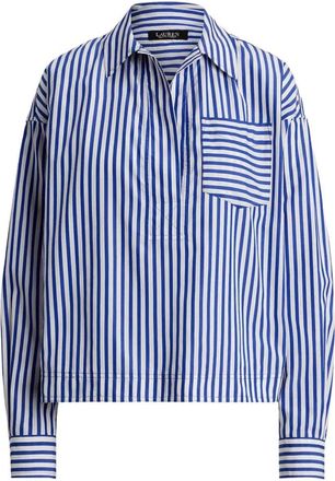 Ralph Lauren Femme, Blouses et Chemises, Bleu, Taille: 40 FR Chemise Ray&eacute;e
