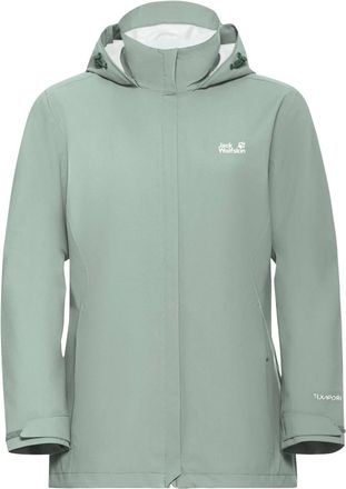 Jack Wolfskin Femme, Sport, Vert, Taille: 38 FR Trailtime 2L Jkt
