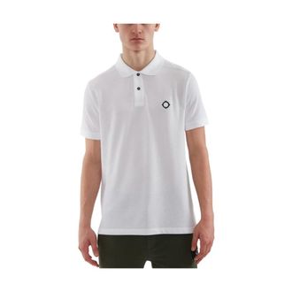Mastrum SS Pique Polo - - Tops - Herren - Wei&szlig; - L