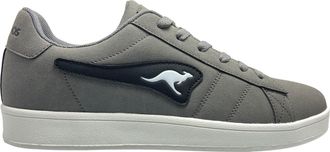 Kangaroos Unisex Sport Sneaker, Steel Grey/Jet Black, 36 EU