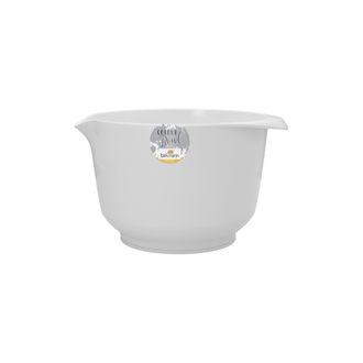 RBV BIRKMANN Birkmann, Colour Bowls, Rühr- und Servierschüssel, 3,0 Liter, kratzfest, standfest, nachhaltig, weiß