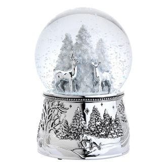 Reed & Barton Reed and Barton North Pole Bound Christmas Snowglobe 867074 New