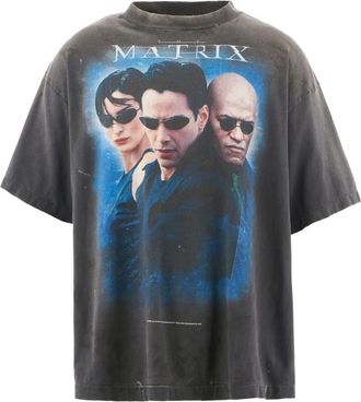 Saint Mxxxxxx Matrix T-Shirt - Schwarz