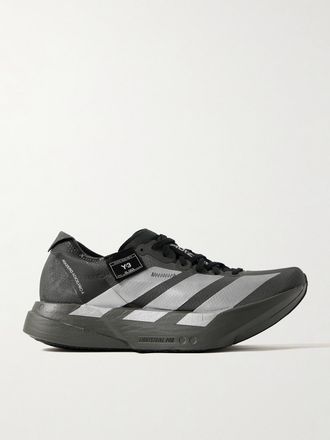 adidas Originals Baskets En Ripstop À Finitions En Caoutchouc Adizero Adios Pro 4 X Y-3 - Noir