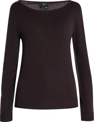 Faina Strickpullover Damen dunkelbraun