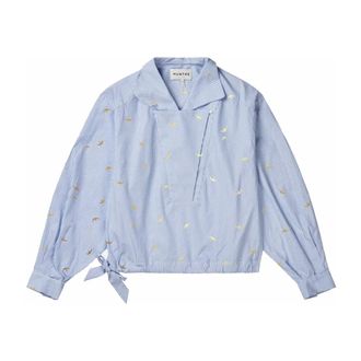 Munthe Damen, Blusen & Hemden, Blau, 2XLGr&ouml;&szlig;e