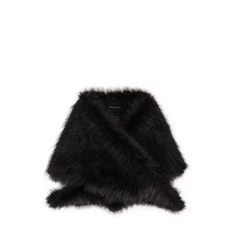 Simone Rocha &Eacute;charpe triangle en fausse fourrure