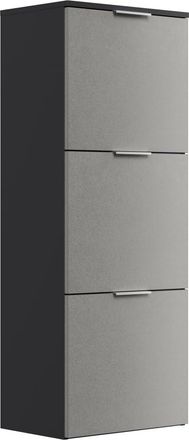 Magnolia Home Schuhschrank Domus-L mit 3 Klappen f&uuml;r 12 Paar Schuhe