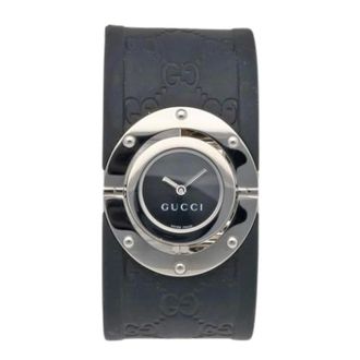 Gucci Montre Pre-owned Vintage - Femme - Pre-owned - Noir - Taille: ONE Size