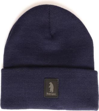 Refrigue Cuffed Logo Hat - - Accessories - unisex - Blau - ONE SIZE