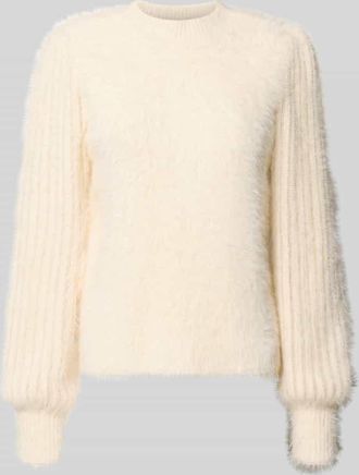 Zero Regular Fit Strickpullover aus Baumwoll-Mix mit Viskose-Anteil