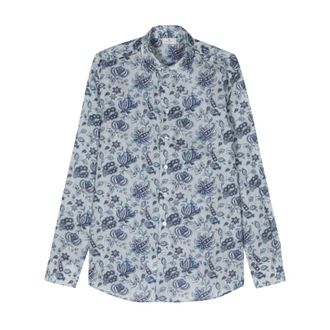 Etro Paisley Jacquard Baumwollhemd - - Shirts - Herren - Mehrfarbig - 2XL