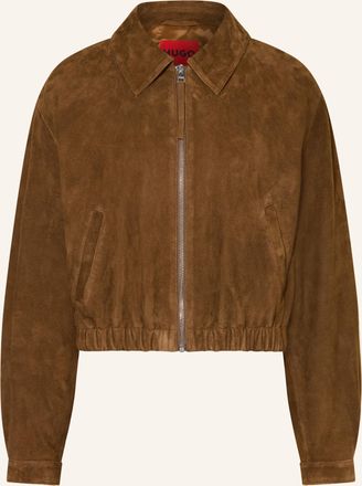 HUGO BOSS Hugo Lederjacke Liph braun
