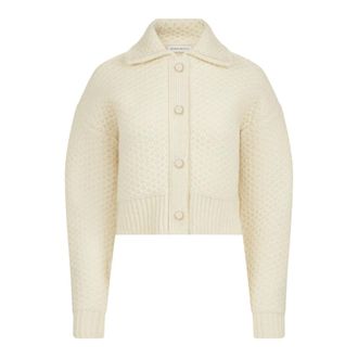 Nina Ricci Femme, Pulls, Beige, Taille: 40 FR Textured Wool