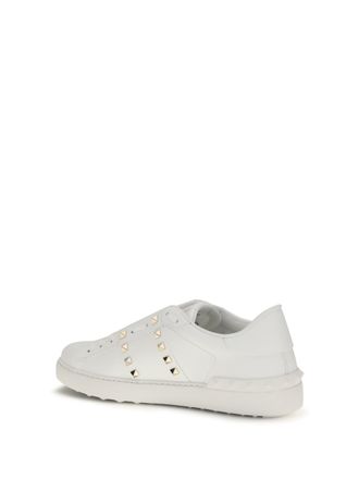 Valentino Garavani Mens Sneakers Rockstud Untitled White White-White Trainers White/white