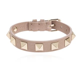 Valentino Garavani Rockstud Lederarmband - - Accessories - Damen - Lila - ONE SIZE