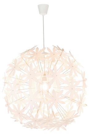 Globo Lighting H&auml;ngeleuchte, Wei&szlig;, Kunststoff, Kugel,Kugel, 150 cm, Lampen & Leuchten, Innenbeleuchtung, H&auml;ngelampen