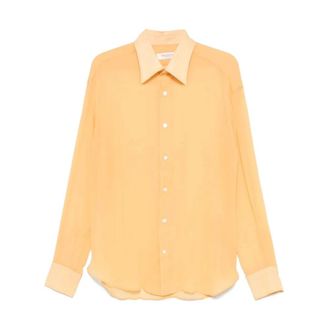 Giuliva Heritage Collection Oversize Classic Handmade Shirt - - Shirts - Herren - Gelb - L