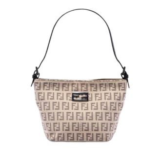 Fendi Pre-owned Canvas Vintage Shoulder Bag - - Pre-owned - Damen - Beige - ONE SIZE