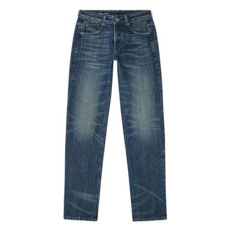 Diesel Jean Droit Taille Normale D-Heel - Femme - Jeans - Bleu - Taille: W26