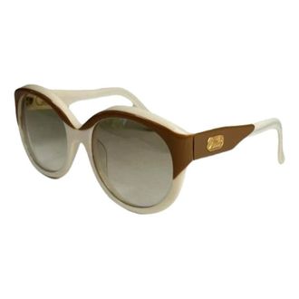 Celine Lunettes de soleil en plastique Pre-owned - Femme - Pre-owned - Blanc - Taille: ONE Size
