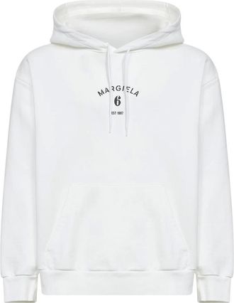 Maison Margiela Homme, Sweatshirts et sweats &agrave; capuche, Blanc, Taille: M MM6 Maison Margiela Sweaters