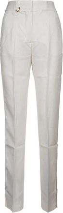 Jacquemus Femme, Pantalons, Blanc, Taille: 40 FR Le Pantalon Tibau